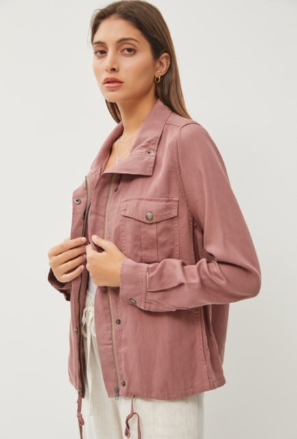 Cool and Classic Tencel Utility Jacket (Various Colors) | Anchored ...